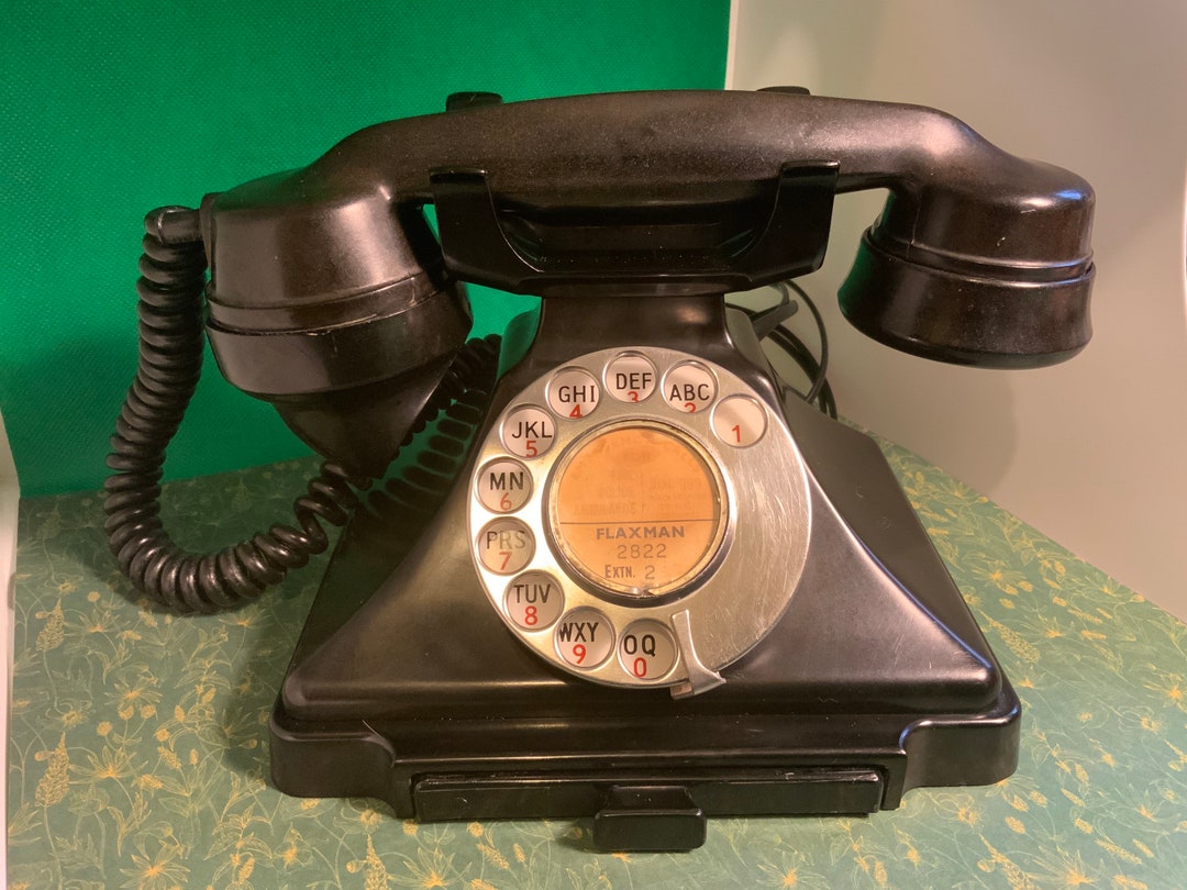 Vintage Bakelite GPO 232L pyramid Telephone - Etsy