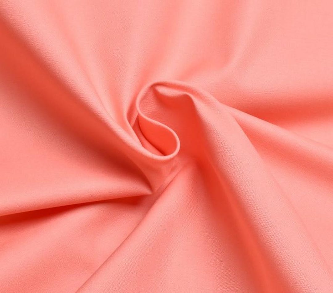 Kona Quilting Solid Cotton Salmon Fabric by Robert Kaufman - Etsy