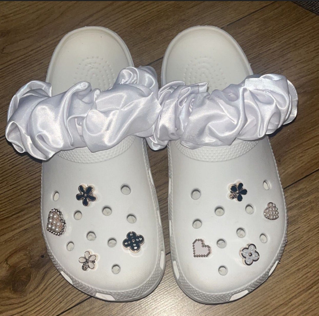 Croc Straps, Croc Charms , Croc Strap Cover, Croc Strap Scrunchie, Shoe ...