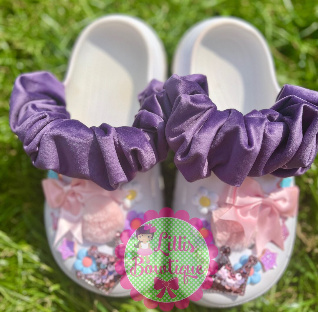 Croc Straps, Croc Charms , Croc Strap Cover, Croc Strap Scrunchie, Shoe ...