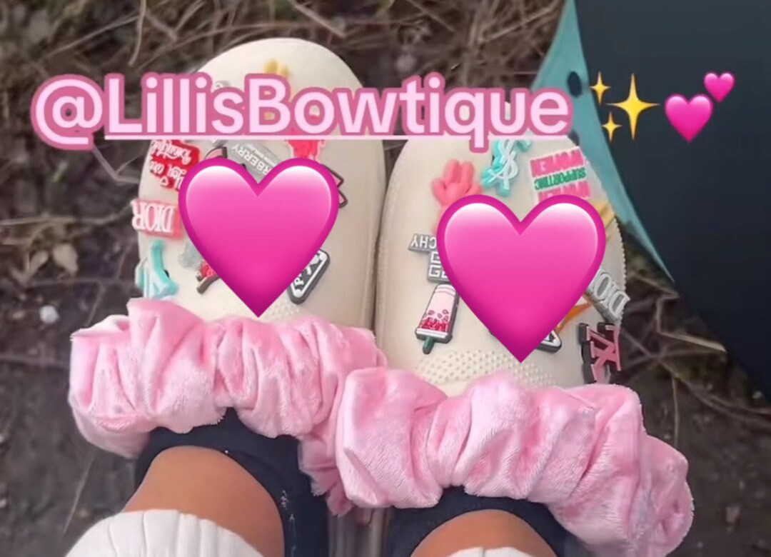 Croc Straps, Croc Charms , Croc Strap Cover, Croc Strap Scrunchie, Shoe ...