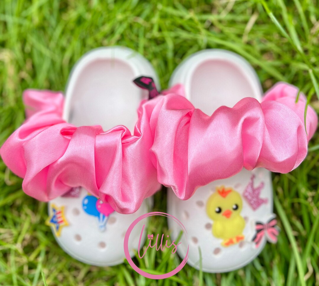 Croc Straps, Croc Charms , Croc Strap Cover, Croc Strap Scrunchie, Shoe ...