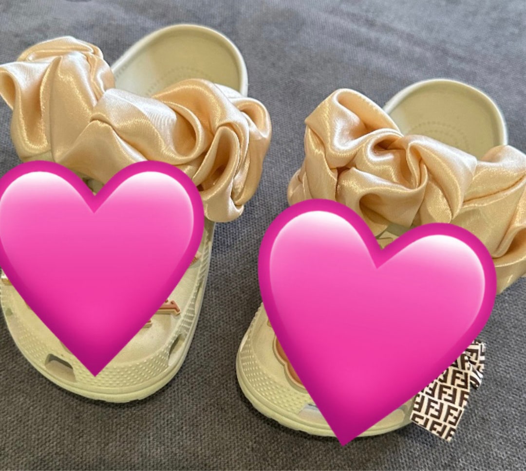 Croc Straps, Croc Charms , Croc Strap Cover, Croc Strap Scrunchie, Shoe ...