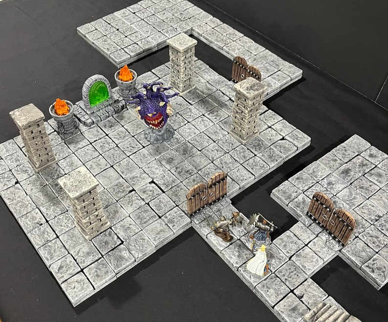 Dungeon Tiles - Small Dungeon Tile Set for Dungeons and Dragons, Dnd ...