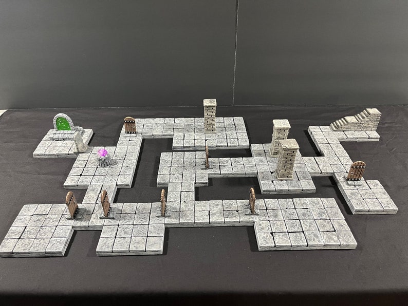 Dungeon Tiles - Small Dungeon Tile Set for Dungeons and Dragons, Dnd ...
