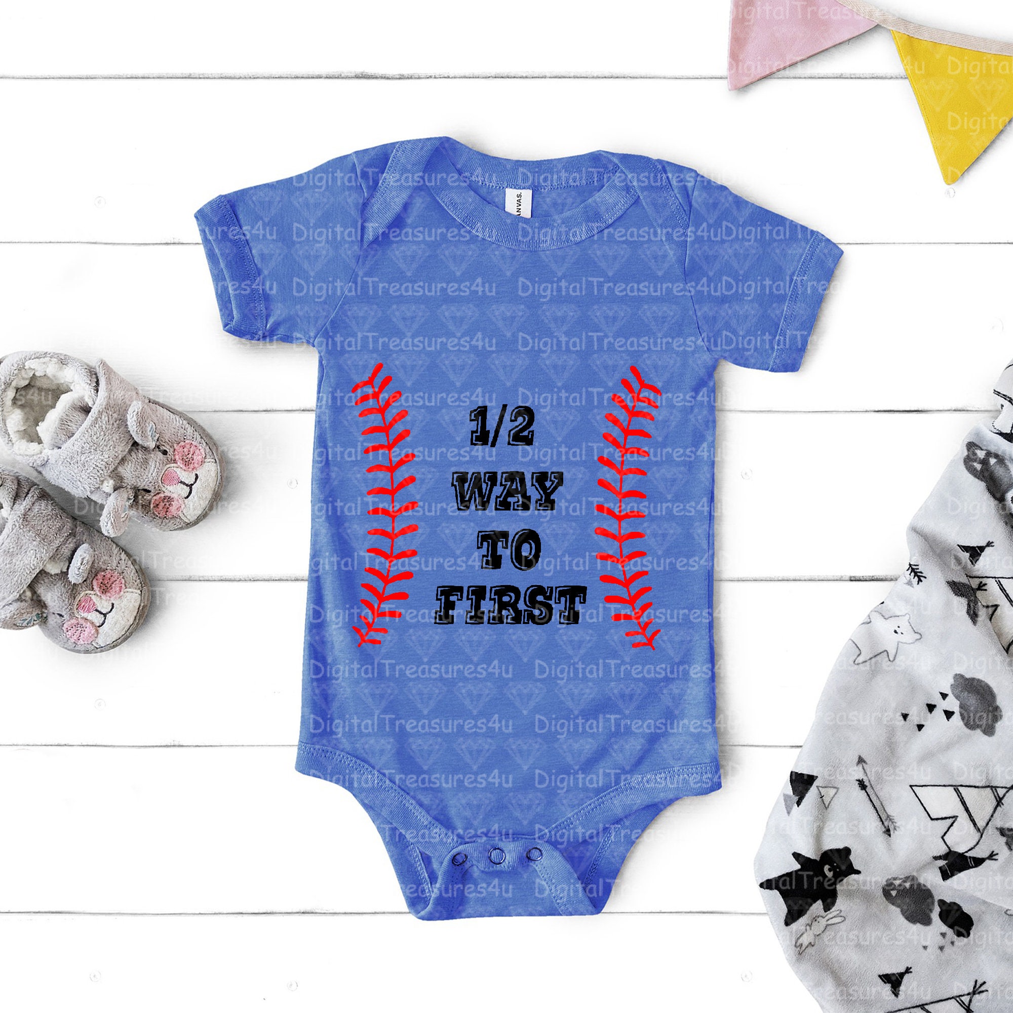 Half Way to First,svg PNG Instant Download - Etsy