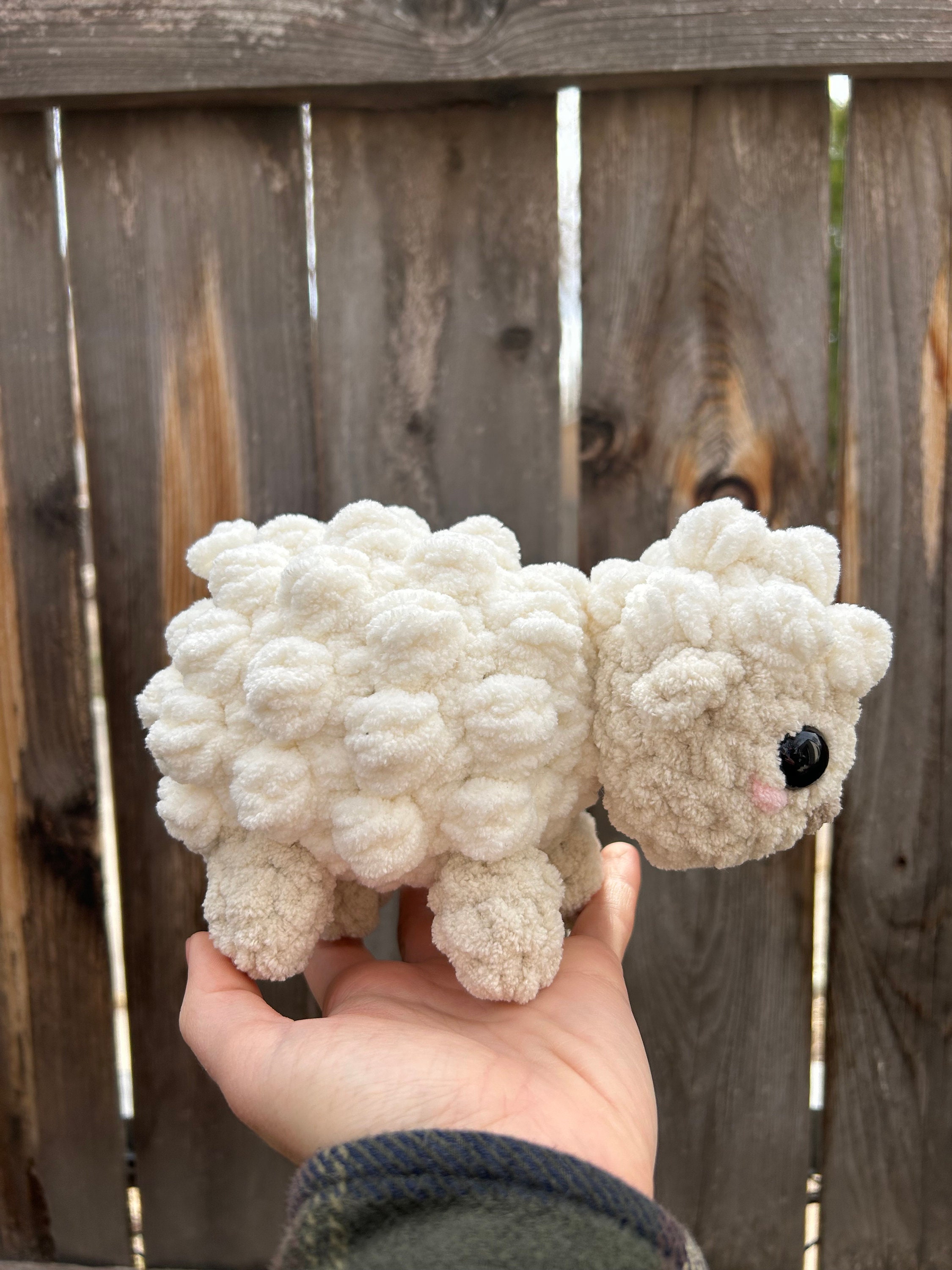 2 in 1 Crochet Sheep! Small and Large Sheep Low-sew Pattern - PDF ...