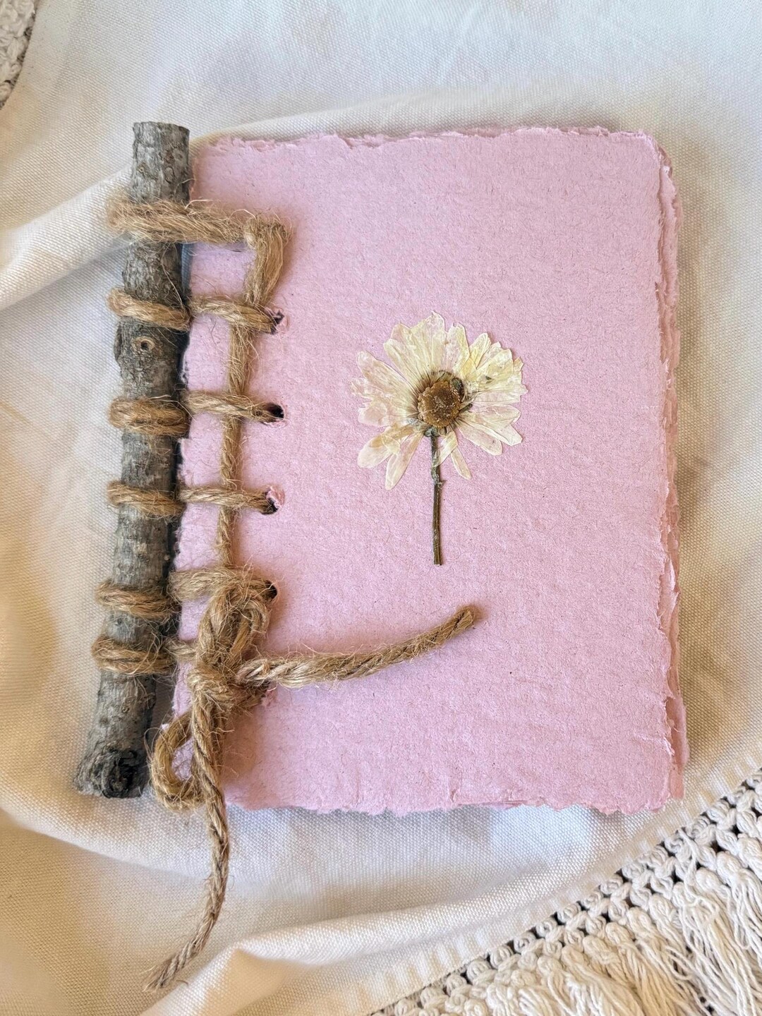 Pressed Flower Journal: Light Pink, Stick Binding (20 Pages) - Etsy