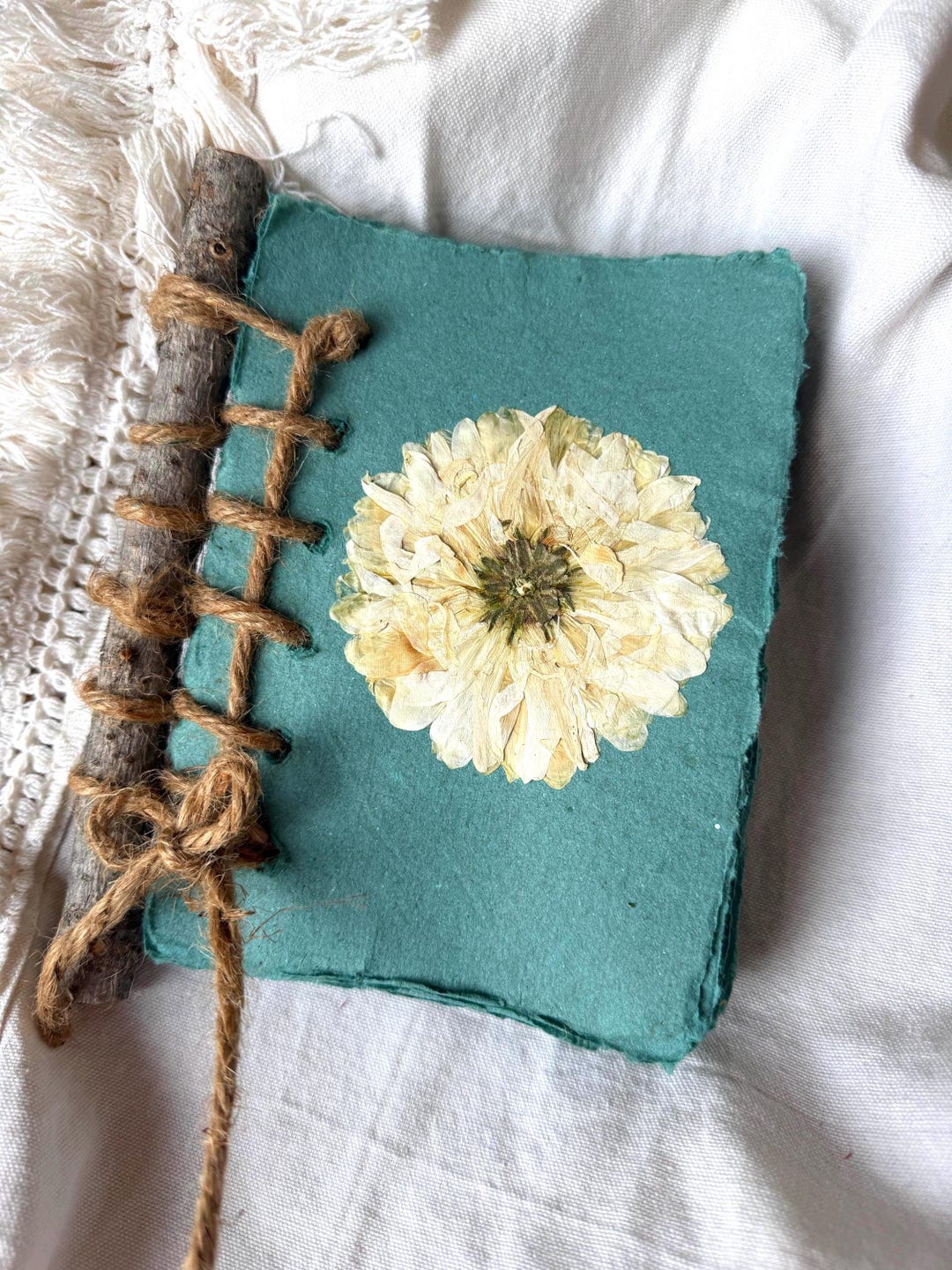 Pressed Flower Journal: Blue, Stick Binding (35 Pages) - Etsy