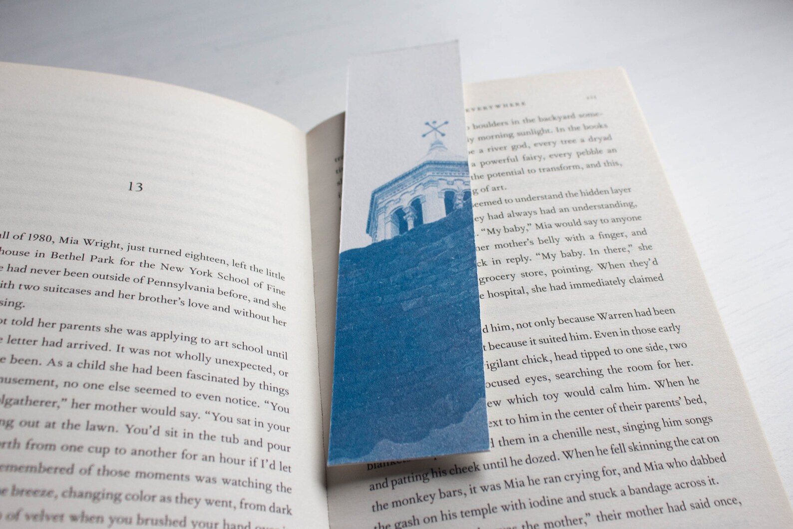 Handmade Cyanotype Bookmarks, Around the World Photography, Blue Book ...