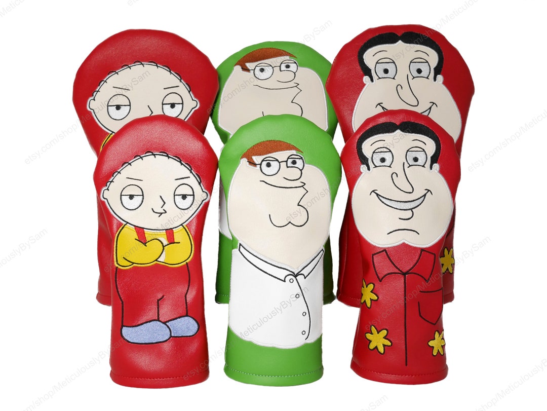 Stewie Griffin Quagmire Peter Inspired Golf Driver or Fairway Headcover ...