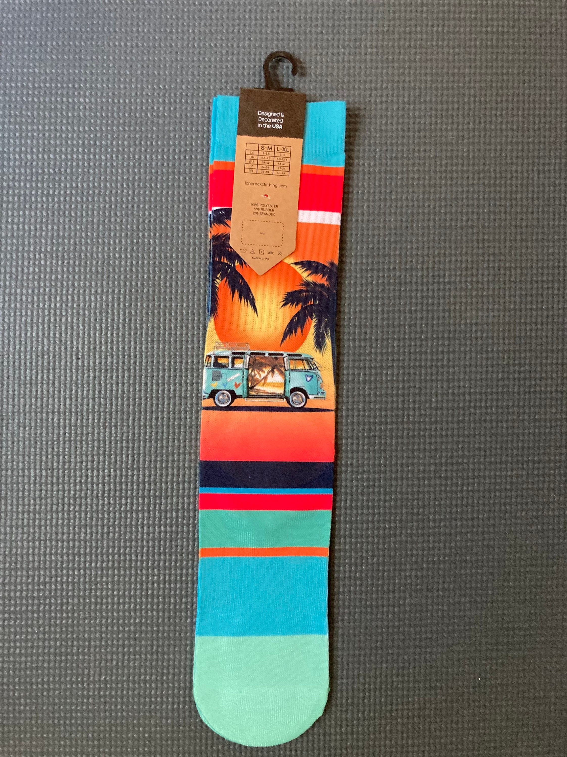 Sock Tropical VW Bus - Etsy
