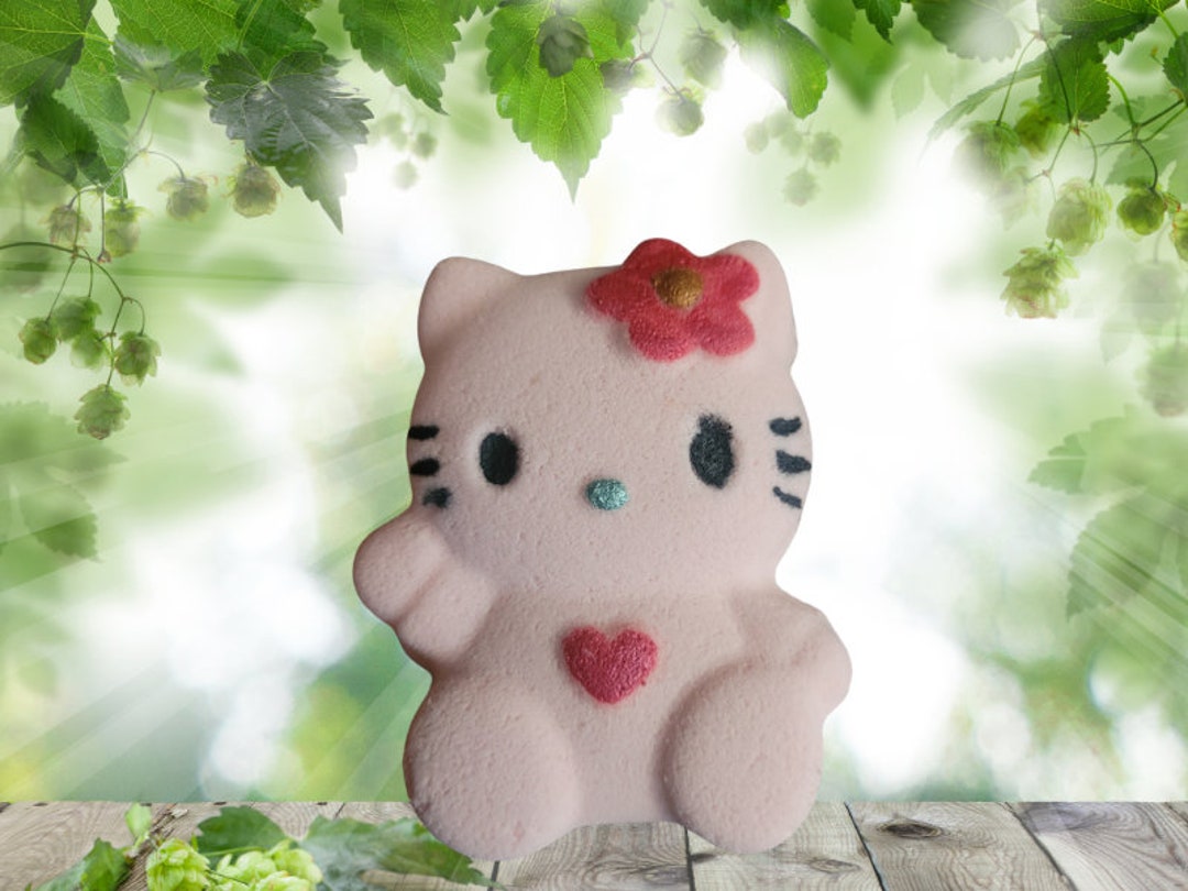 Cotton Candy Bath Bomb/suds & Fizzy/ Cat Bath Bomb Kitty - Etsy