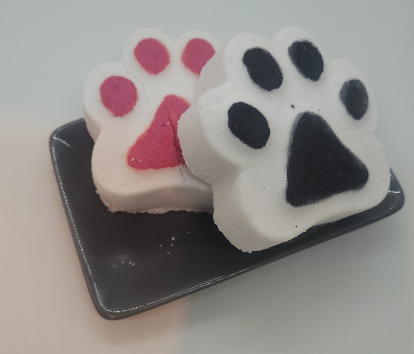 Paw Print Bath Bomb Cat Bath Bomb Dog Bath Fizzy Paw Print Foaming Bath ...