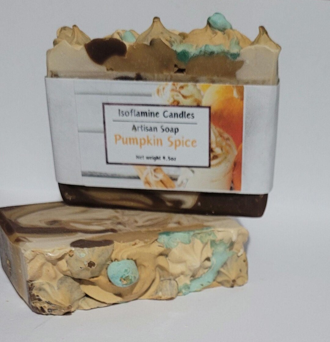Pumpkin Spice Bar Soap~ Palm Free ~artisan Soap~ Hand Crafted Soap~ All ...