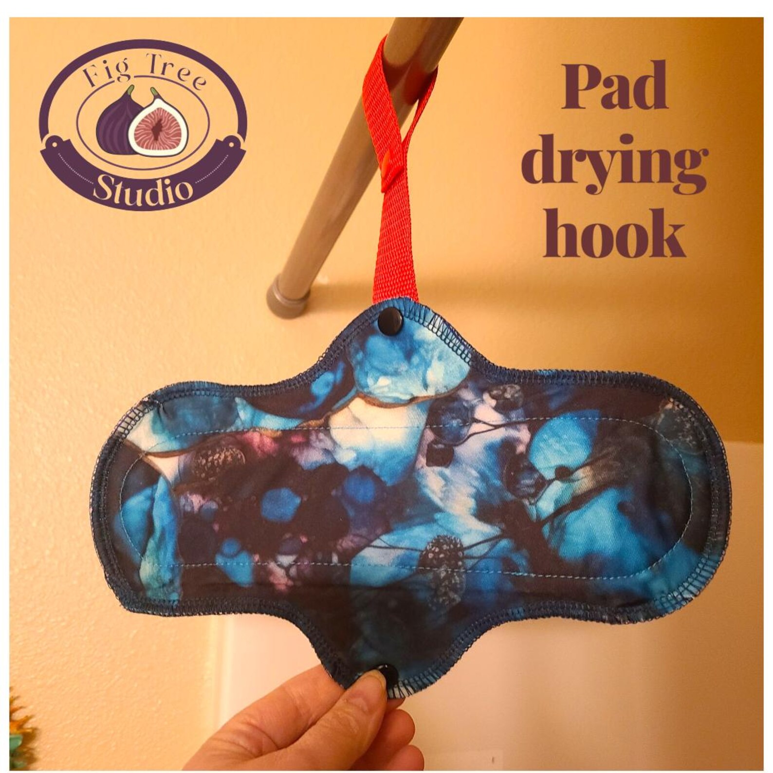Pad Drying Hook for Hang Drying Fig Tree Studio Reusable Cloth Pads - Etsy