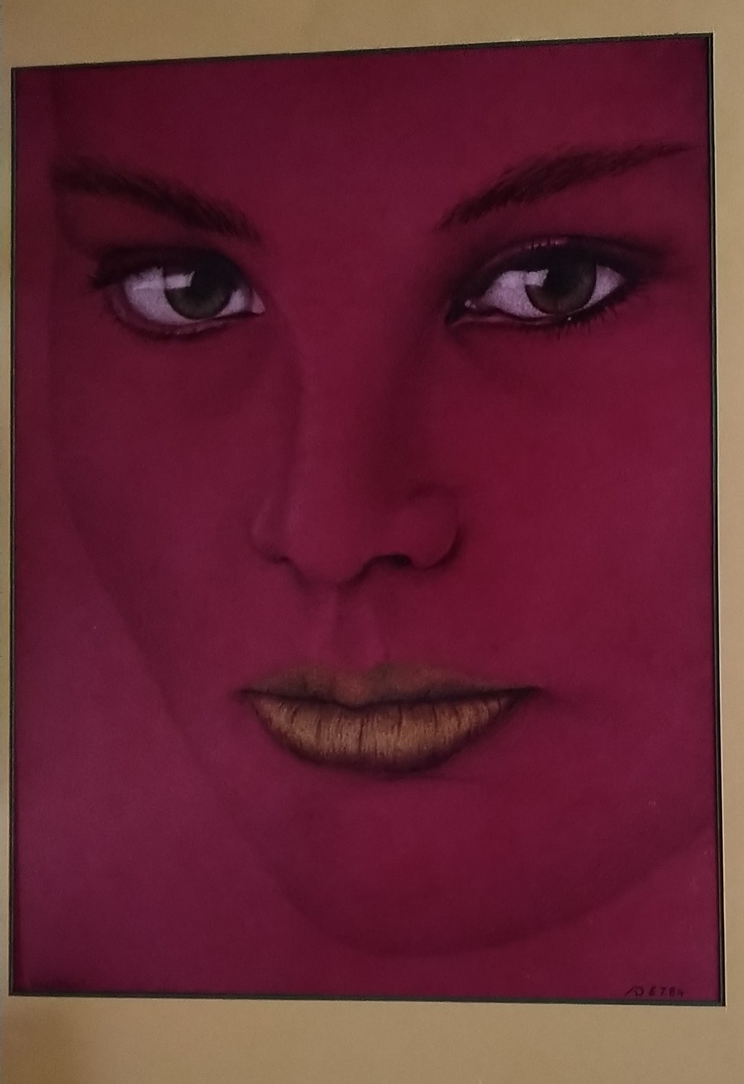 Familiar Colored Pencil Drawing - Etsy