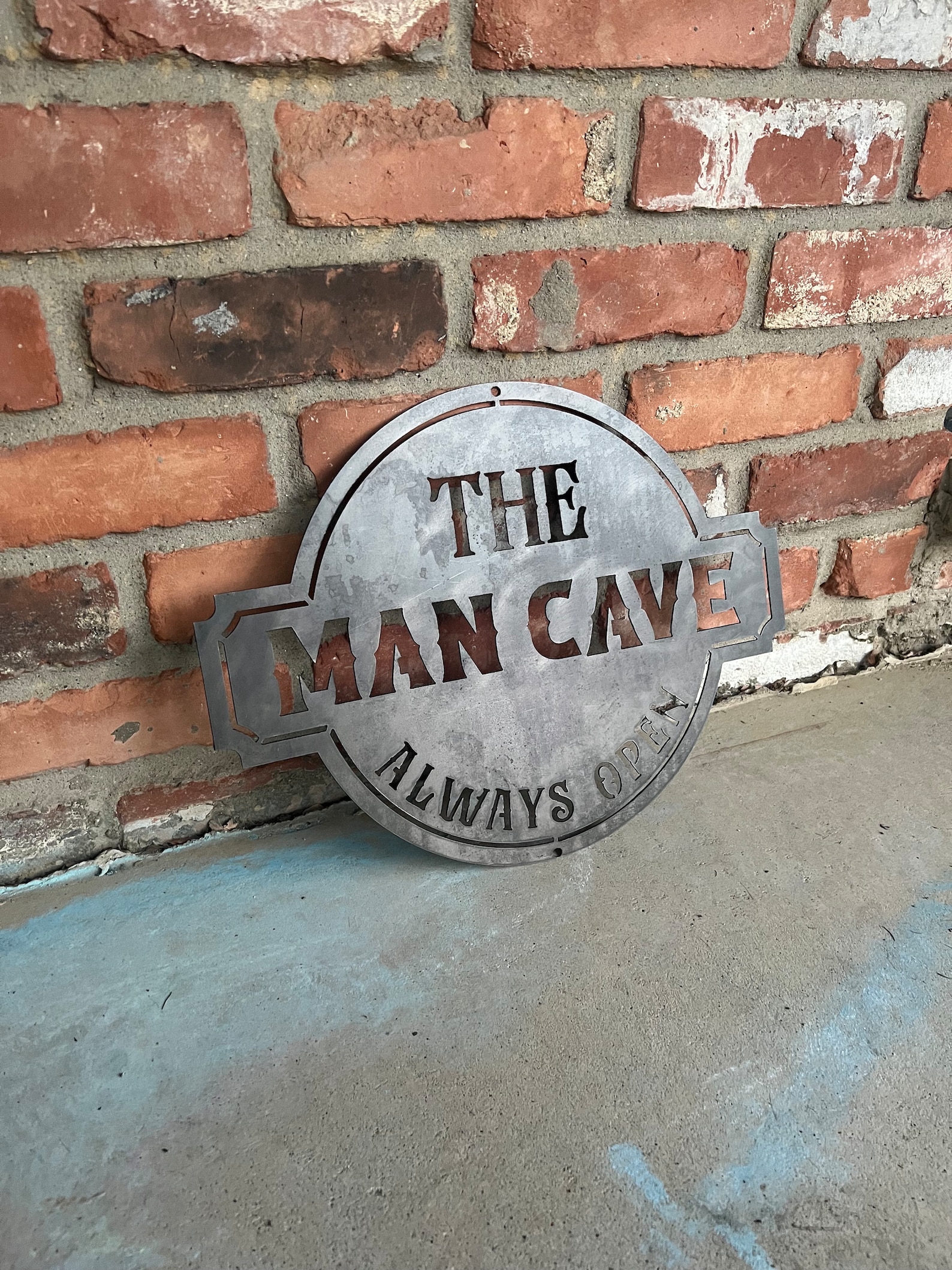 Man Cave Sign Man Cave Wall Art Man Cave Metal Sign for Him Man Cave Art Man Cave Gift Man Cave ...