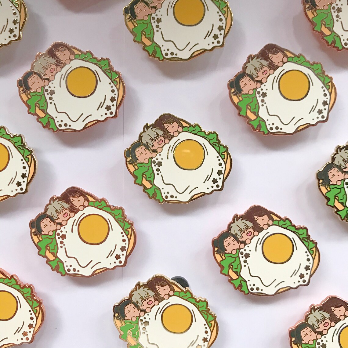 JJK Food Egg Sandwich Pin - Etsy