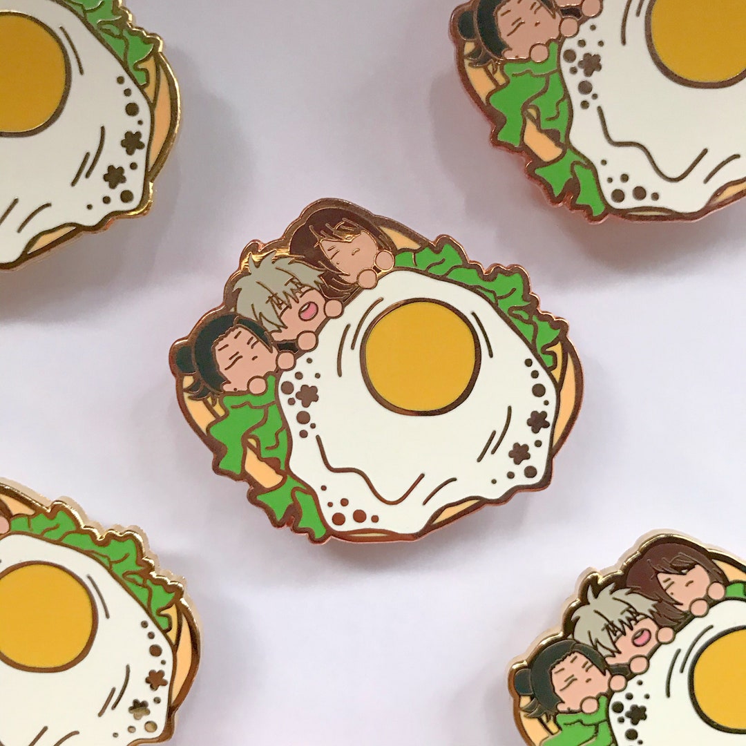 JJK Food Egg Sandwich Pin - Etsy