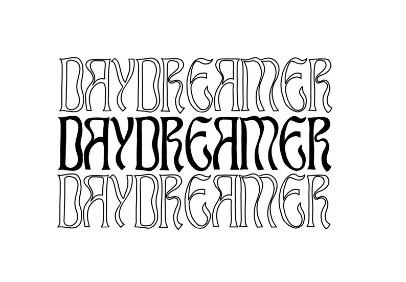 DAYDREAMER - SVG & PNG - Etsy