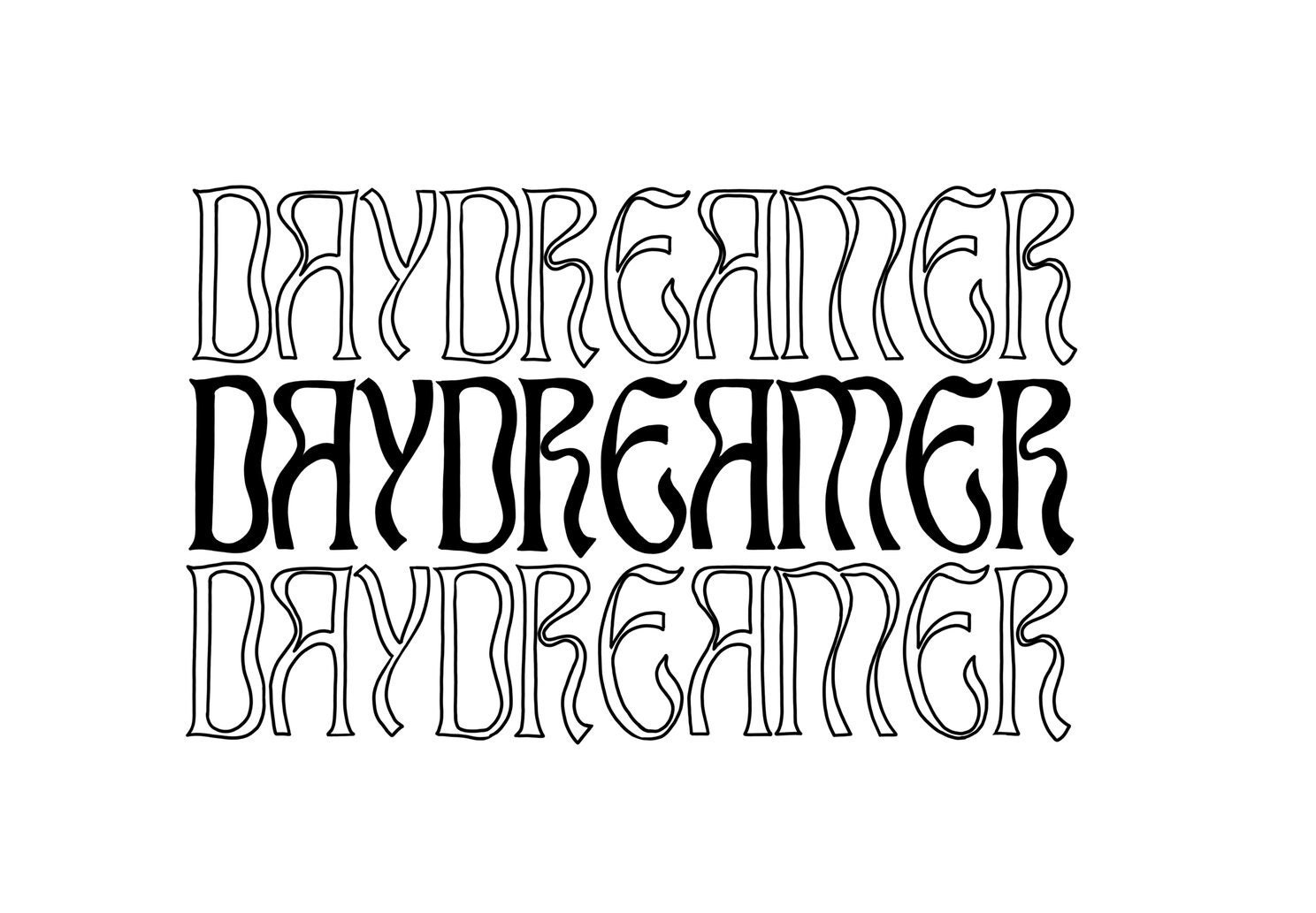 DAYDREAMER - SVG & PNG - Etsy