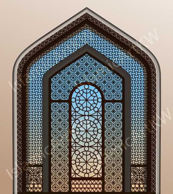 Islamic Architecture Patterns Vector