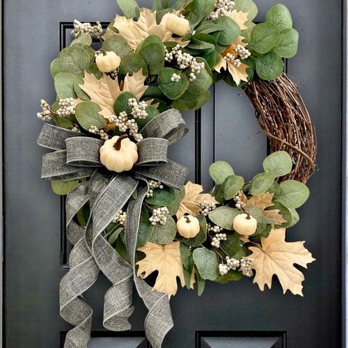 Rustic Fall Wreath - Etsy