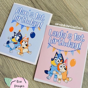 Bluey Theme Mini Coloring Books Bluey Birthday Party Decor Supplies ...
