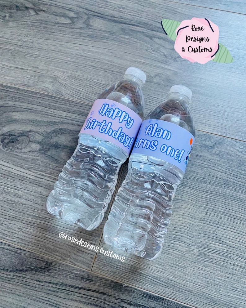 Bluey Birthday Theme Water Bottle Labels Bluey Birthday - Etsy