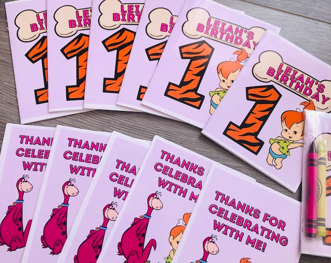 Pebbles Flintstones Theme Mini Coloring Books | Pebbles Flintstones ...