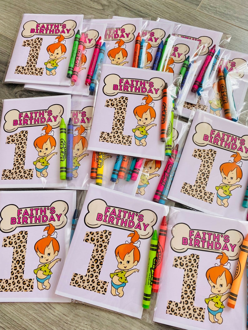Pebbles Flintstones Theme Mini Coloring Books Pebbles Flintstones ...