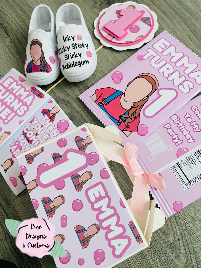 Ms. Rachel Birthday Theme Gable Box Ms. Rachel Bubblegum - Etsy