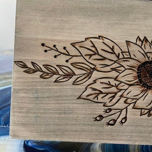 Sunflower Plaque - Etsy