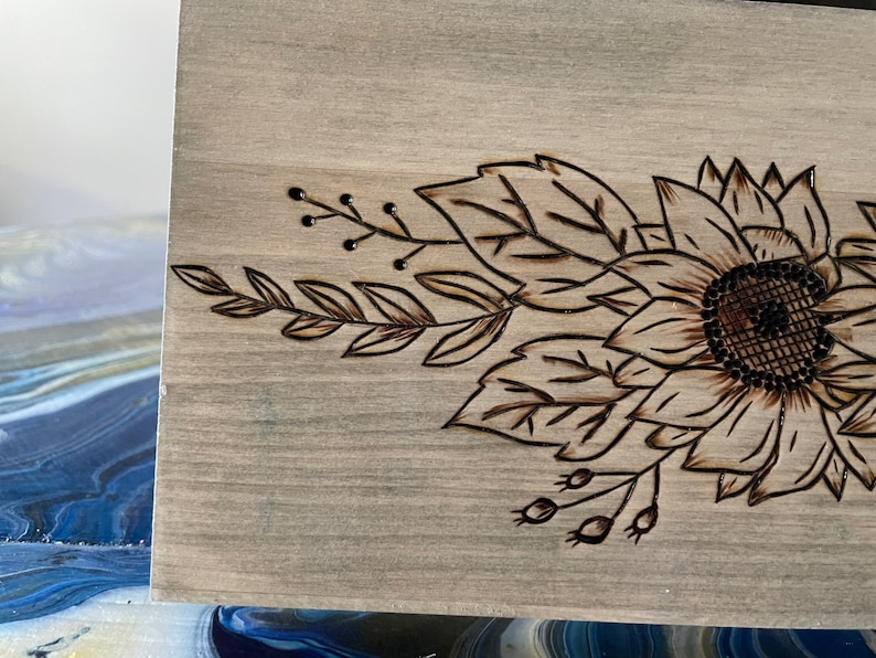Sunflower Plaque - Etsy