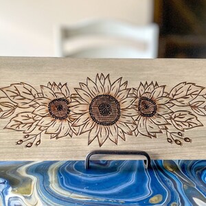 Sunflower Plaque - Etsy