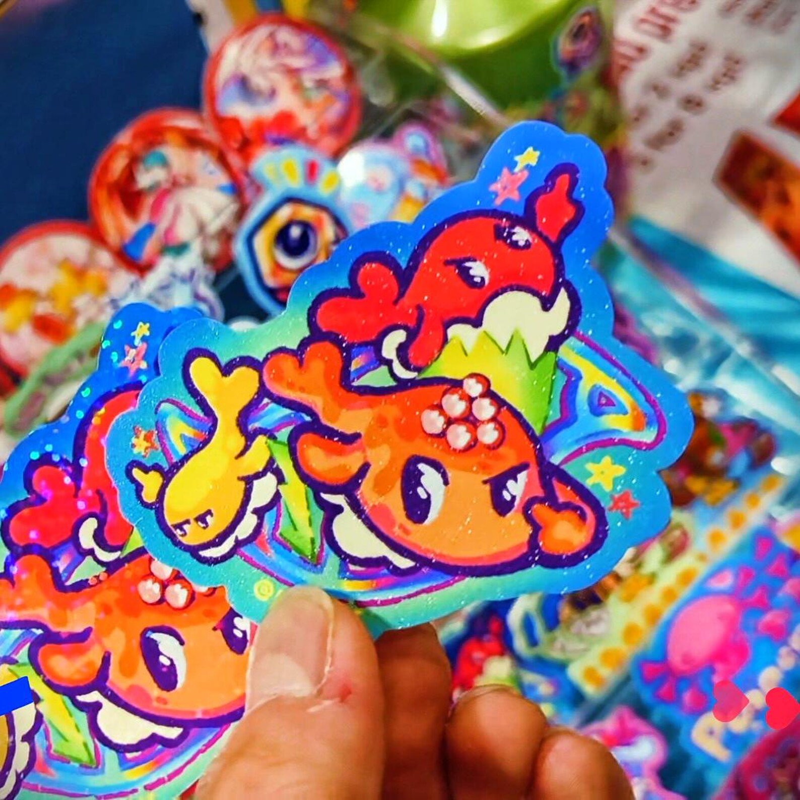 Mega Tatsugiri Pokemon Weatherproof Waterproof Vinyl Matte Sticker for ...