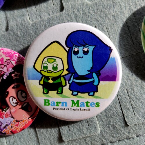 Steven Universe Lapidot Enamel Pin Lapis And Peridot Etsy