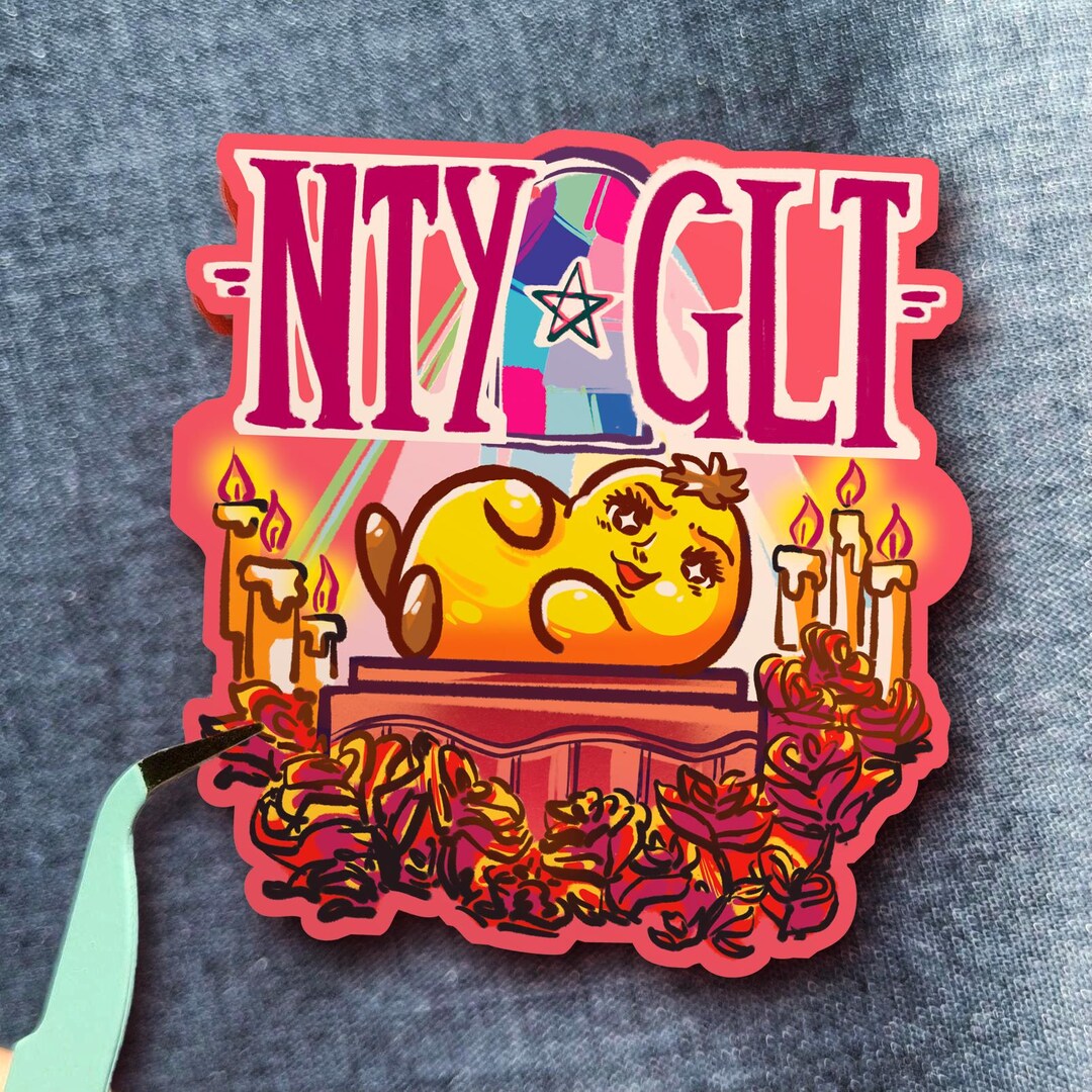 NTY,GLT Dead Chia Neopets Inspired - Weatherproof Waterproof Vinyl ...