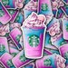 Macaron Starbucks Frappuccino Sticker - Etsy