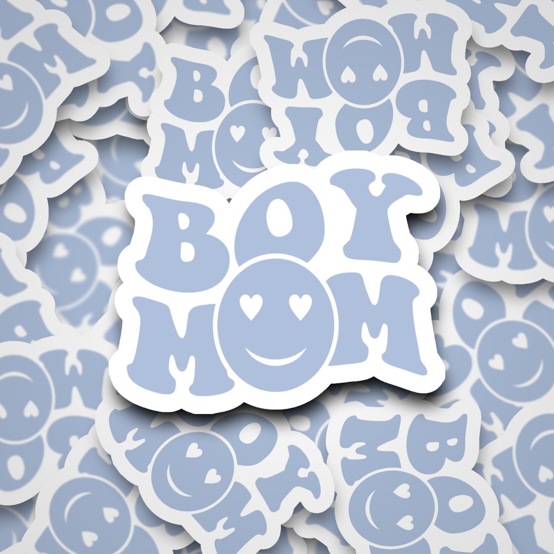 Boy Mom Sticker - Etsy