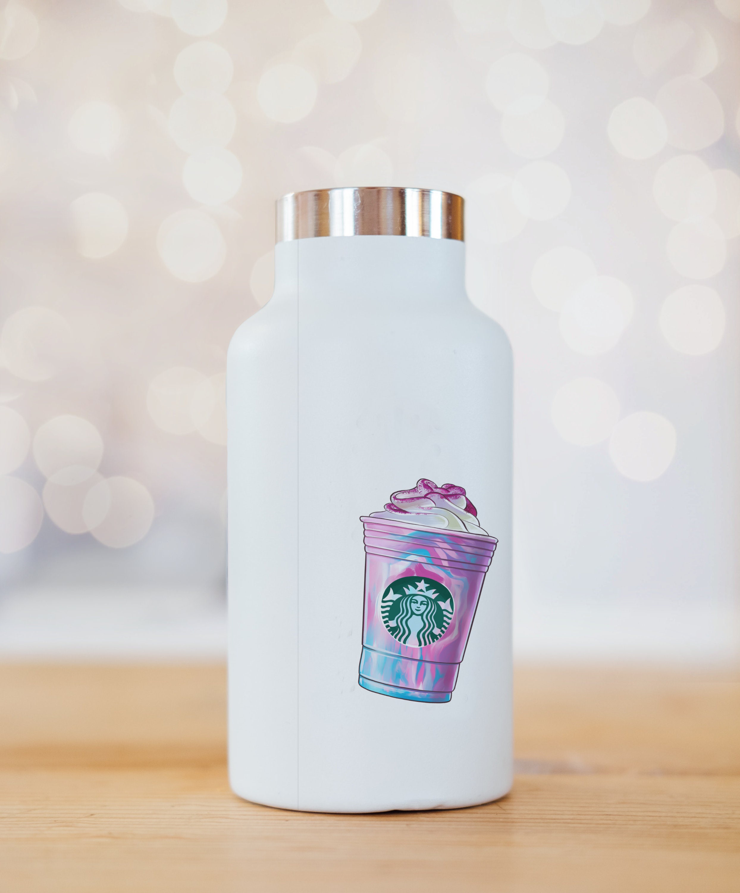 Unicorn Frappuccino Starbucks Drink Sticker | Etsy