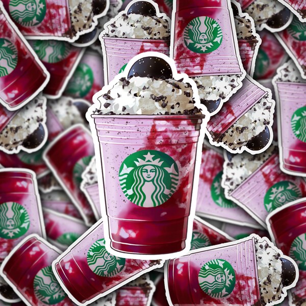 Starbucks Drink Sticker - Etsy