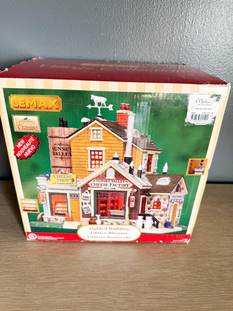 Lemax Christmas Village House: Sunset Valley Cheese Factory - Etsy