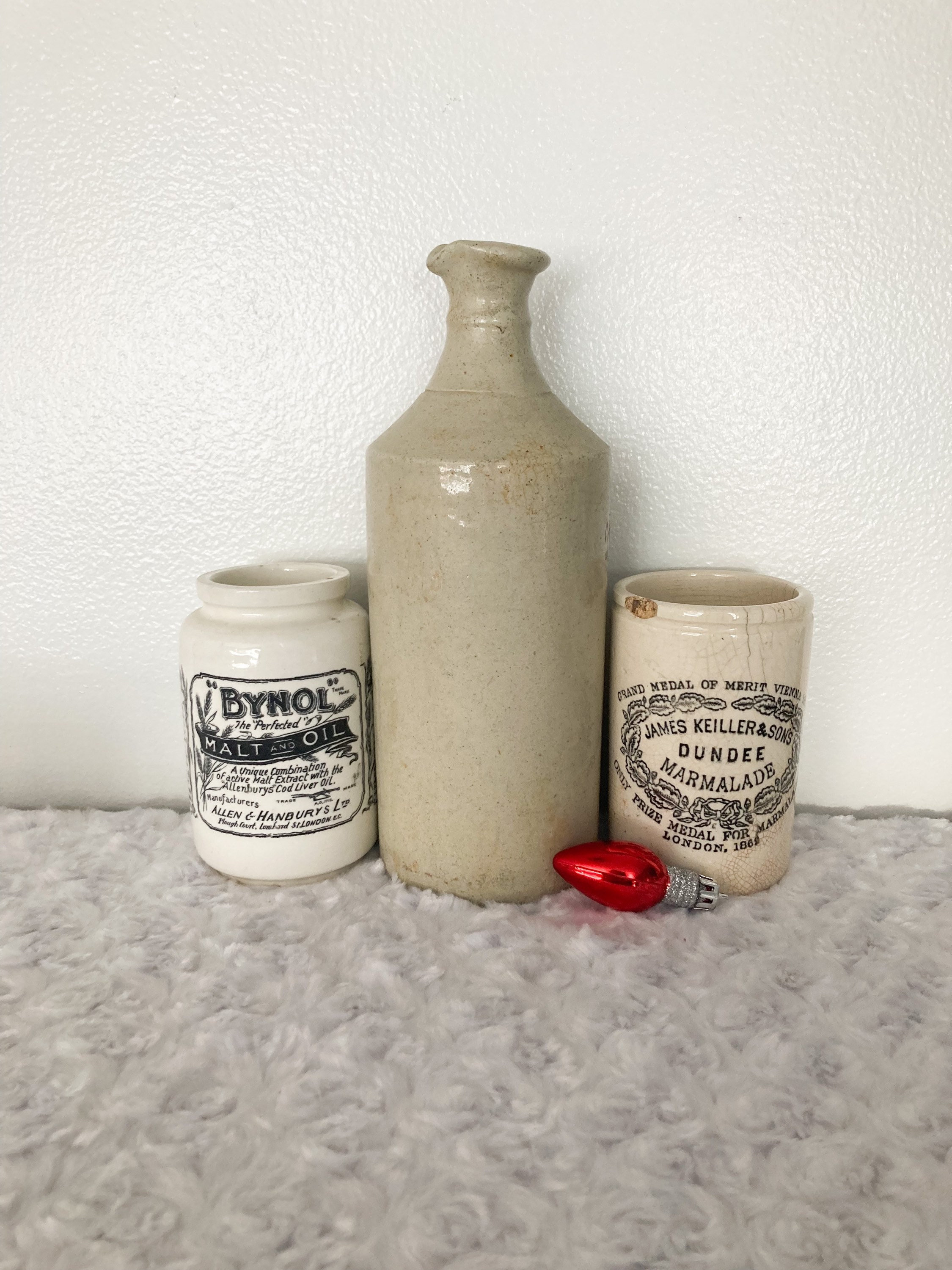 Antique English Stone Bottle Tall Stoneware Bottle Cream - Etsy