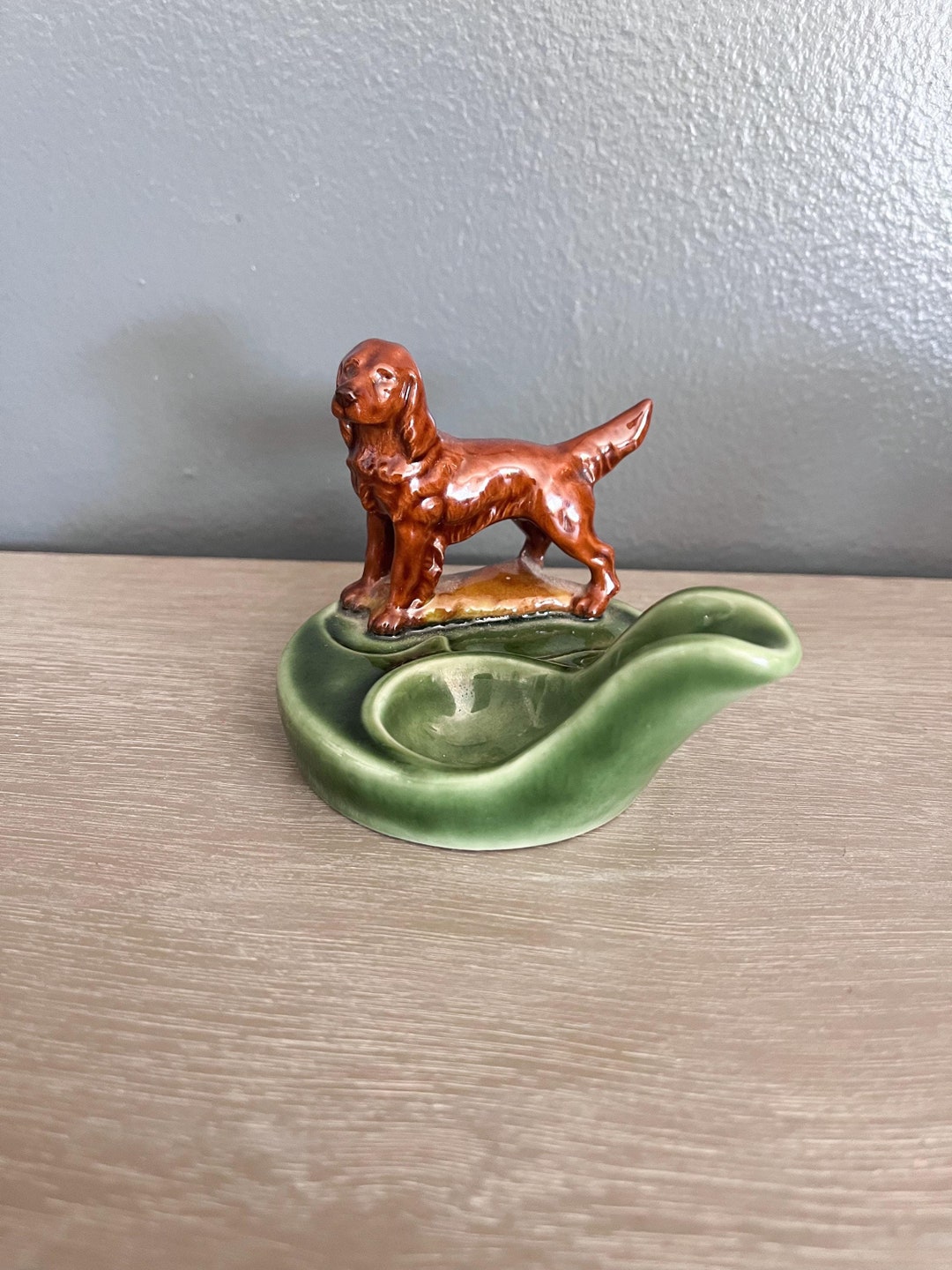 Vintage Wade Red Setter, Glazed Pipe Holder, Wade Stamped - Etsy