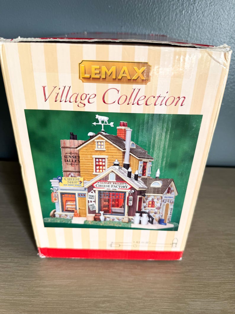 Lemax Christmas Village House: Sunset Valley Cheese Factory - Etsy