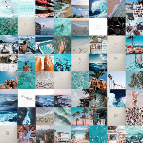 Beach Photo Collage Kit 80PCS - Etsy