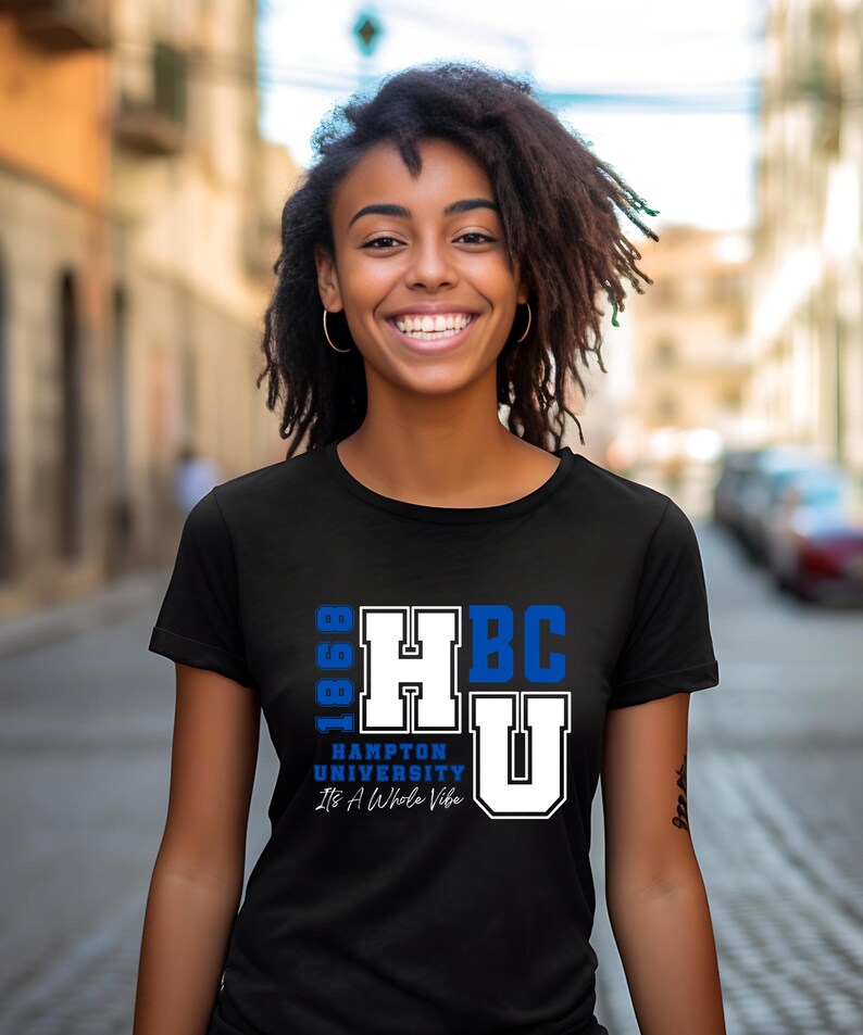 Hampton University T-shirt: HBCU Apparel, 1868 Shirt - Etsy