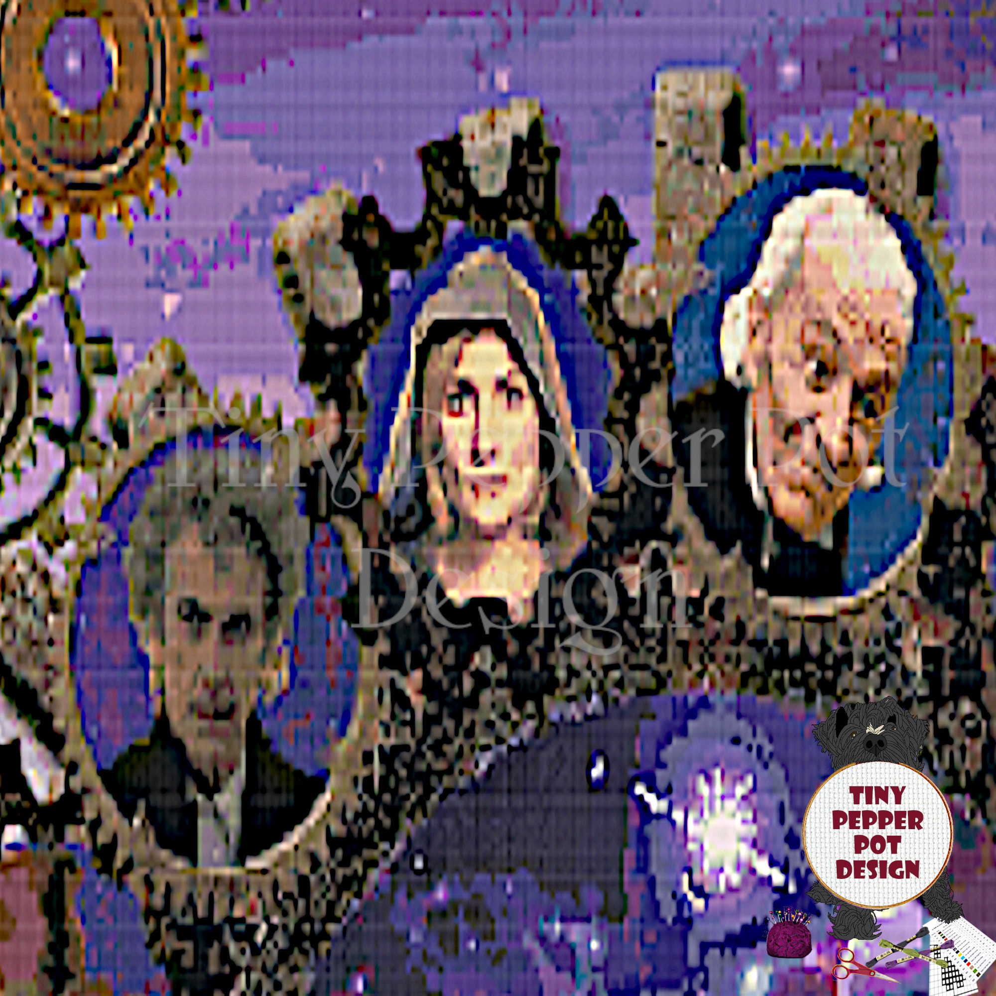 A Wheel in Time - Cross Stitch, Pattern, Doctor Who (unofficial) - Etsy